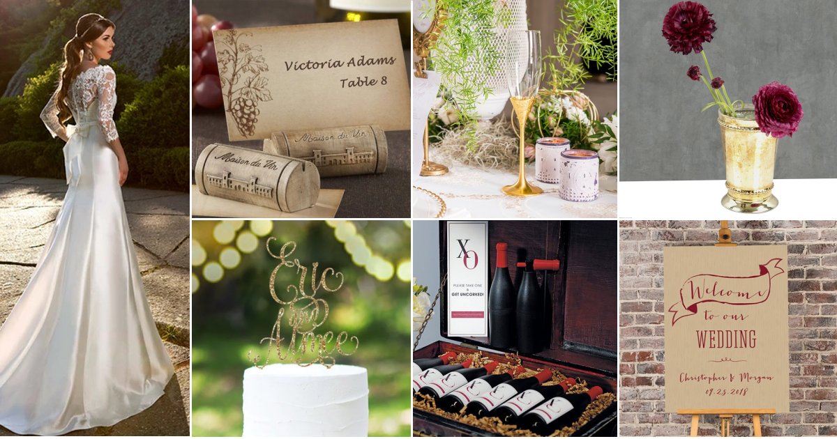 Rustic Vineyard Wedding Theme – Elegant Wedding Ideas
