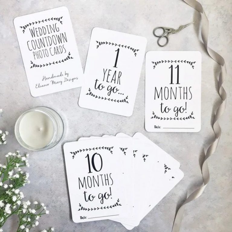 Creative Wedding Countdown Ideas – Elegant Wedding Ideas