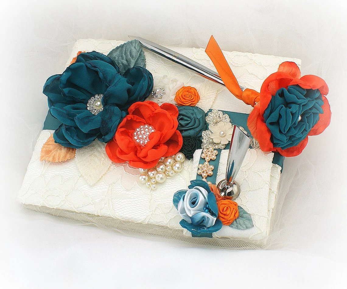 Vibrant Teal Orange Wedding – Elegant Wedding Ideas