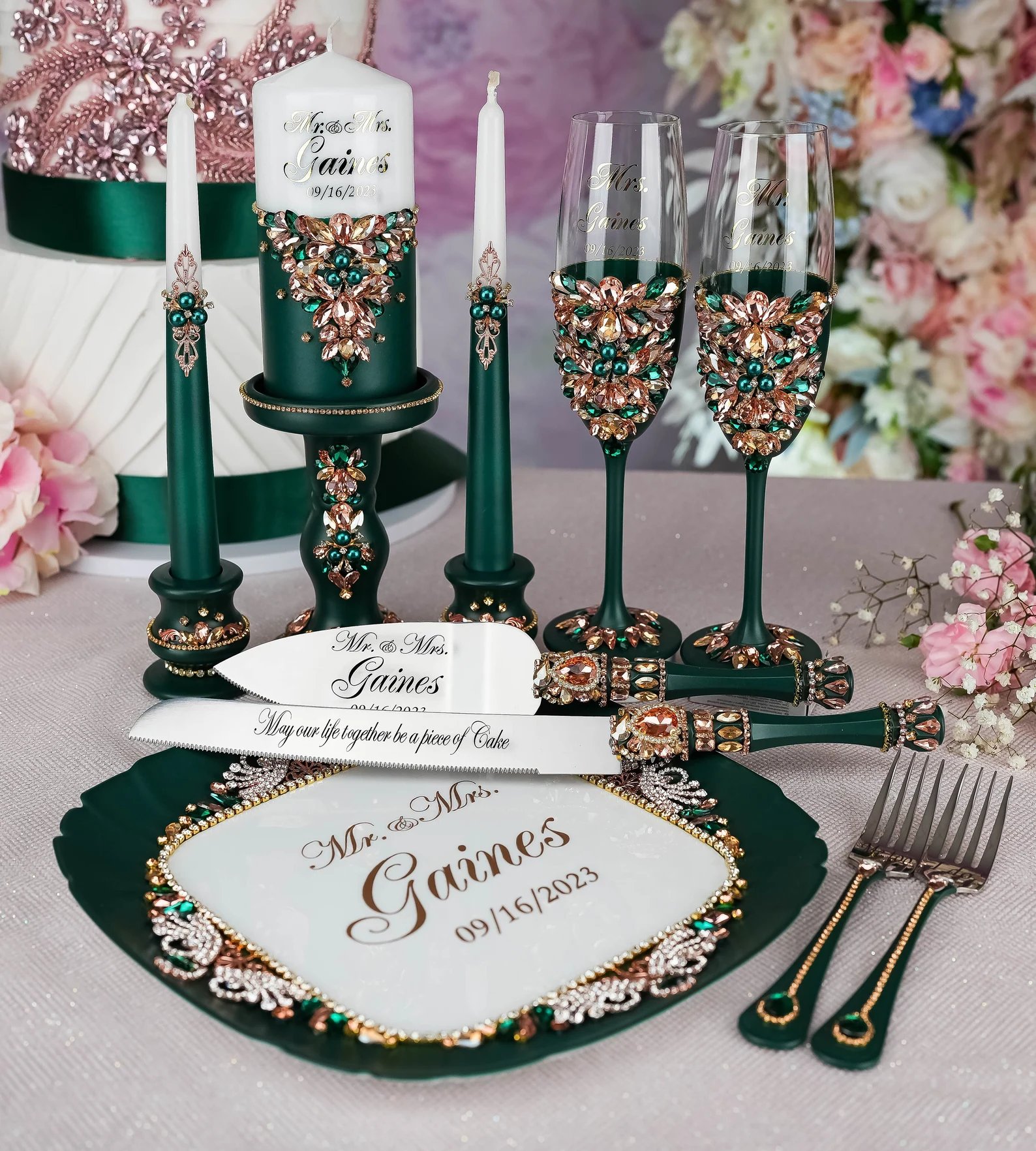 Emerald & Mauve Wedding – Elegant Wedding Ideas