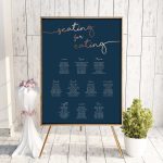 Navy Blue & Rose Gold Wedding – Elegant Wedding Ideas