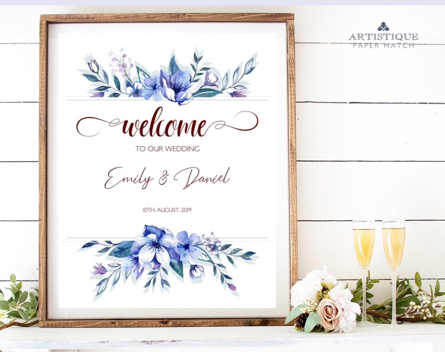 Lilac and Periwinkle Wedding Inspiration – Elegant Wedding Ideas