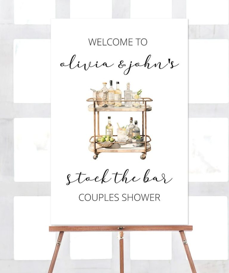 Stock-the-Bar Shower Ideas – Elegant Wedding Ideas