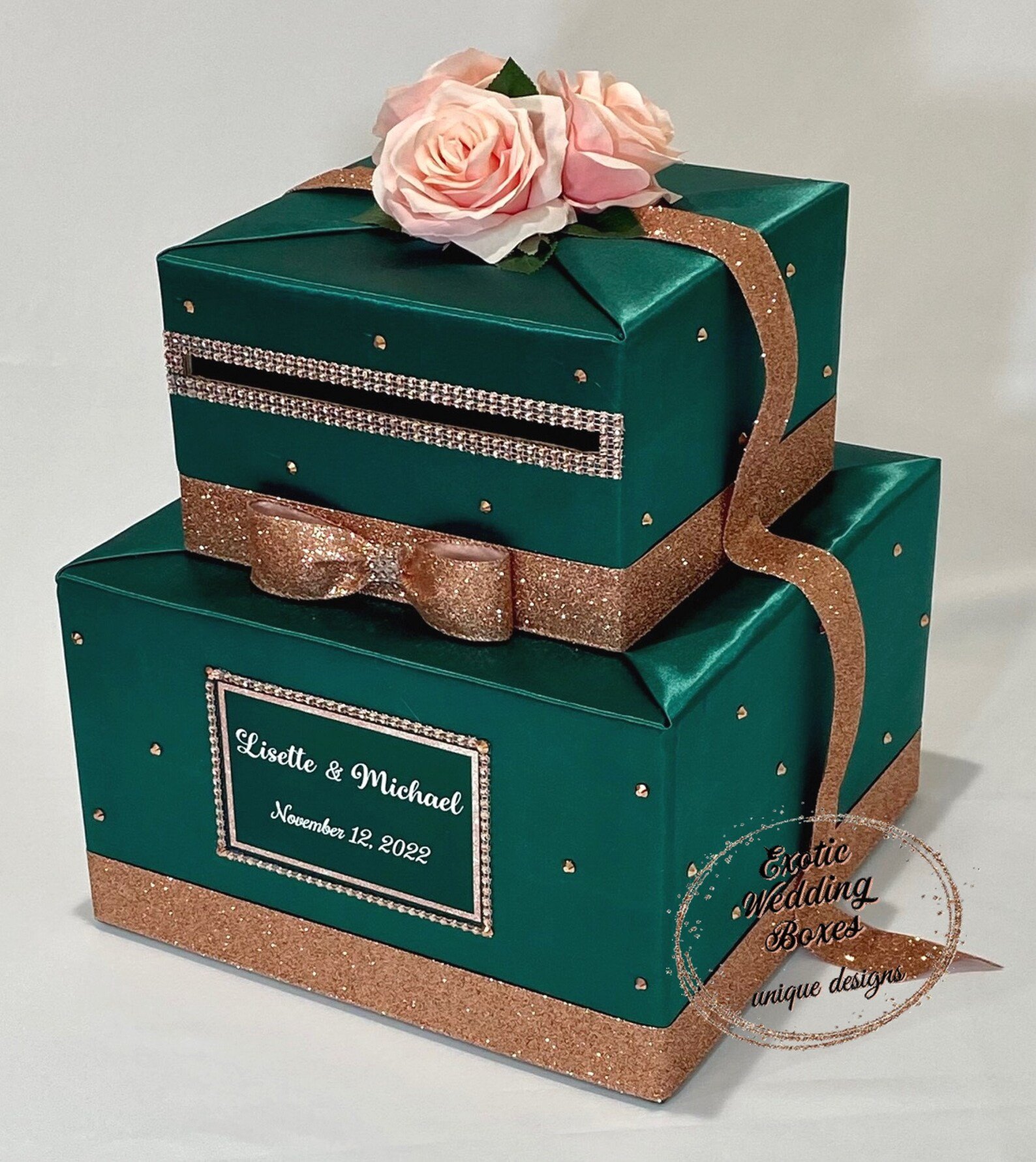 Rose Gold Emerald Dream Wedding – Elegant Wedding Ideas